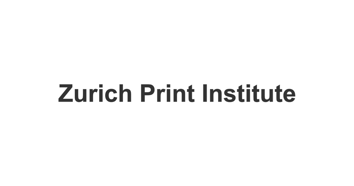 Zurich Print Institute | ZPI